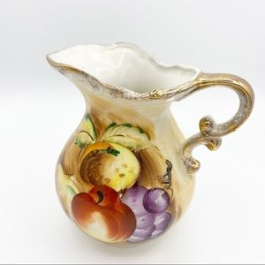 Enesco | Accents | Vintage Enesco Japan Hand Painted Fruit Pitcher And ...